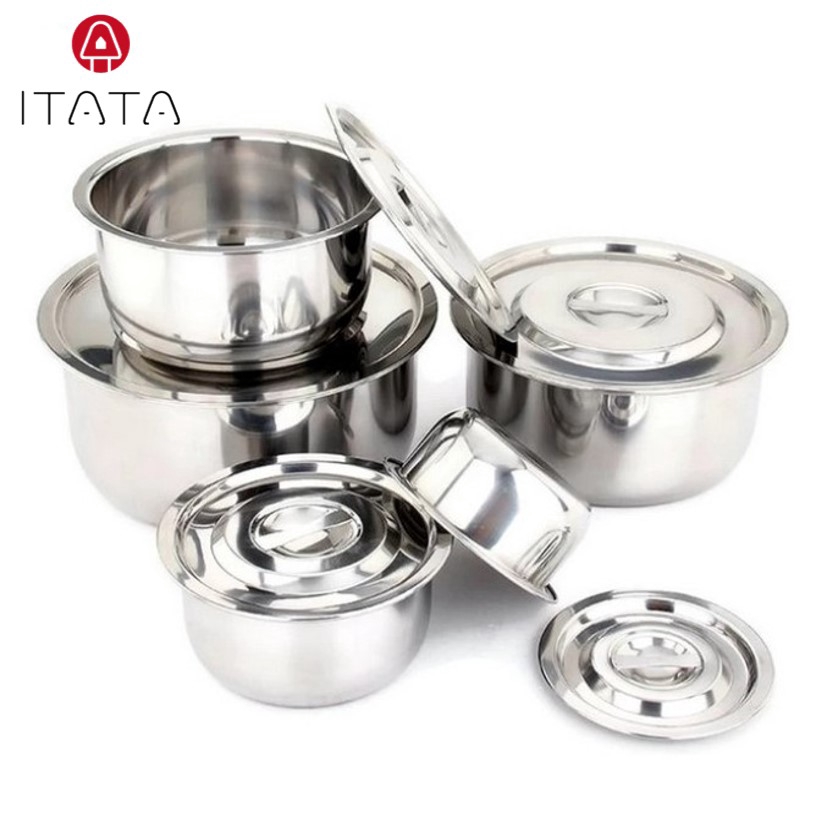 5 In 1 Stainless Steel Conditioning Food Stock Pot With Lid Cookware ...