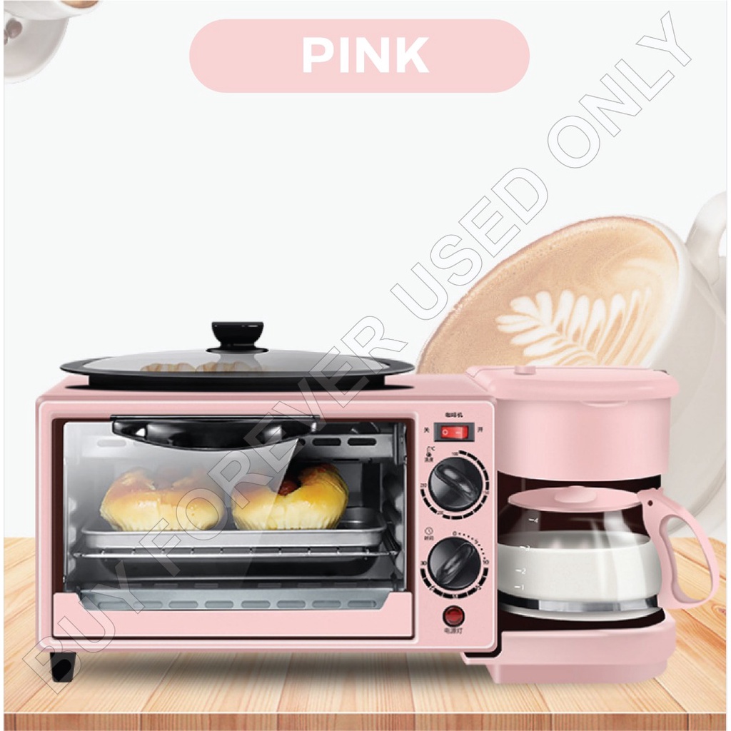 3 IN 1 Multifunctional Breakfast Machine Household Three In One Toaster ...