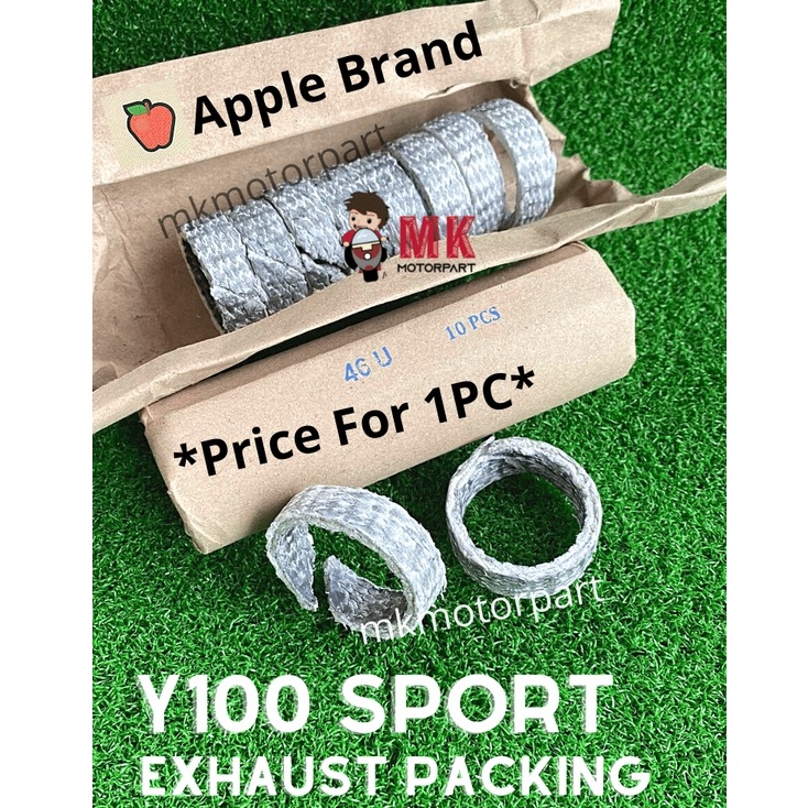 🍎 Yamaha Y100 Sport [ 46U ] EXHAUST PACKING Muffler , Gasket Front Pipe ...
