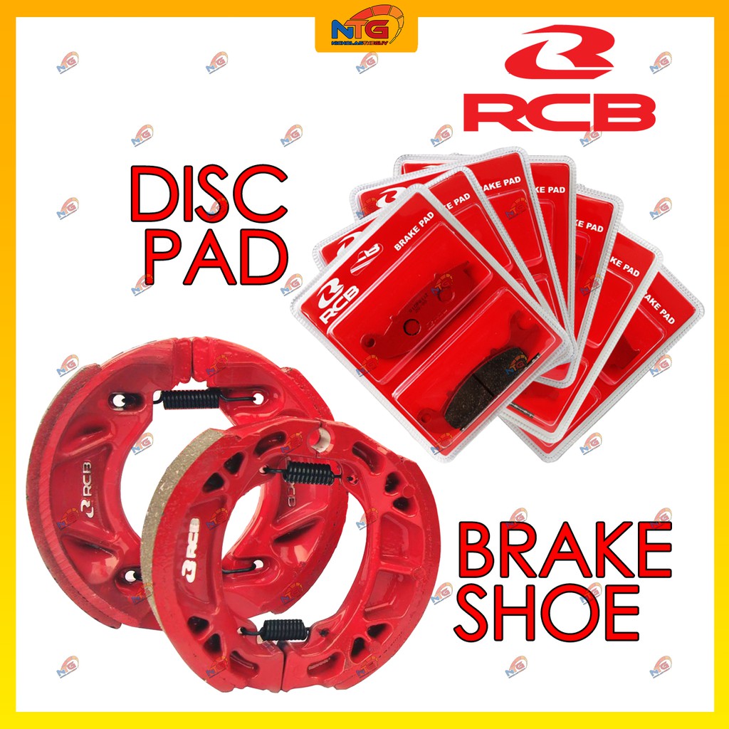 RCB Ceramic Brake Shoe/Disc Pad LC135/EX5 High Performance No Asbestos ...
