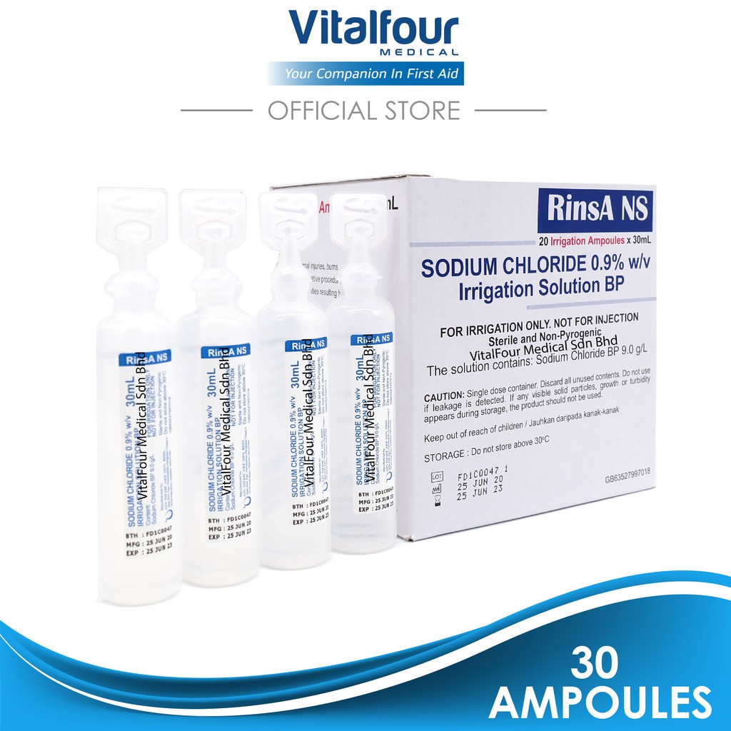 Normal Saline Irrigation 0.9% (30ml)(Exp: 6/2023) | Shopee Malaysia