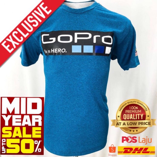 🔥Special Edition!! T-Shirt Dri-Fit GoPro “Be a Hero of Malaysia ...