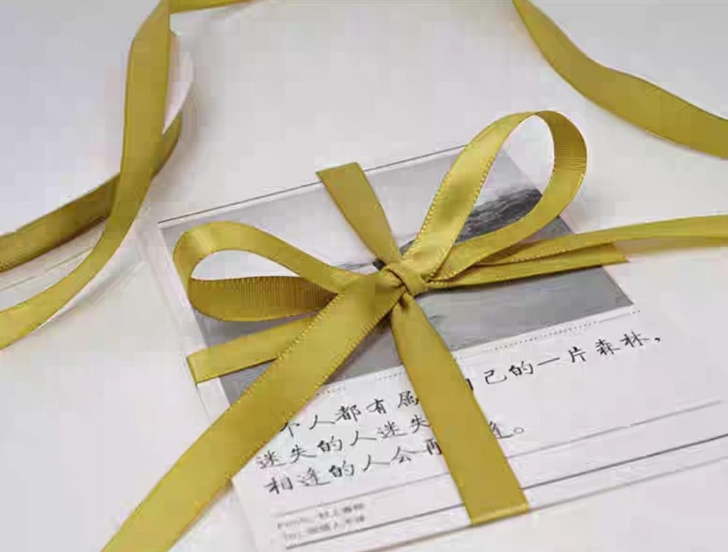 (1M) 1cm/2cm/2.5cm/4cm Ribbon Satin Ribbon Ribbon Gift Gold Series ...