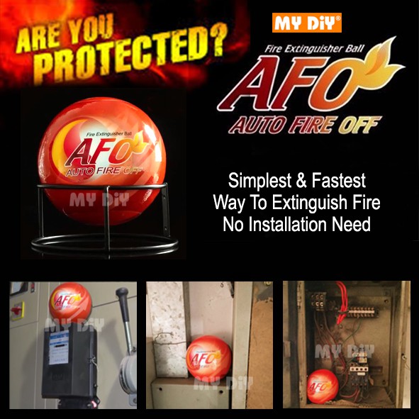 MYDIYHOMEDEPOT Original 1.3kg AFO Automatic Fire Ball ABC Fire ...