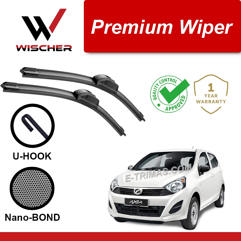 Perodua Axia 2014 - Present Original Wischer Nano-BOND Wiper Blade ...