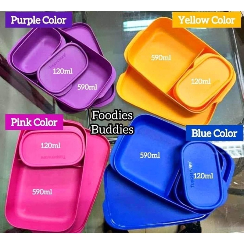 Tupperware Foodie Buddies / outer container / inner container | Shopee ...