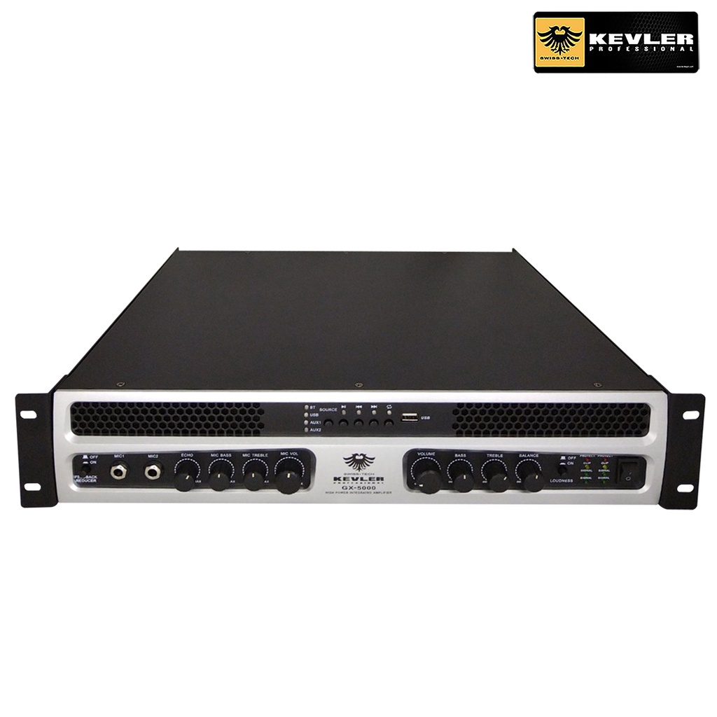 Kevler GX-5000 High Power Videoke Amplifier ( 1000 Watts x 2 ) | Shopee ...
