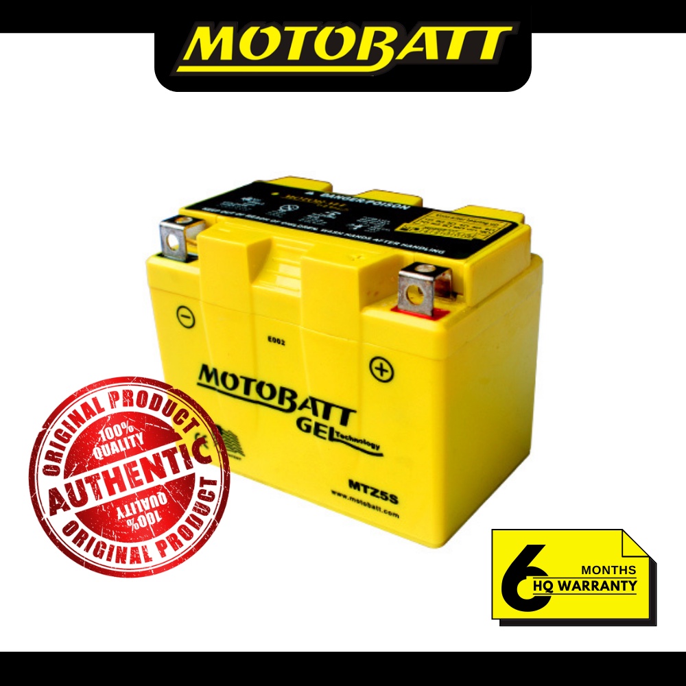Motobatt Gel MTZ5S Motorcycle Battery | Shopee Malaysia