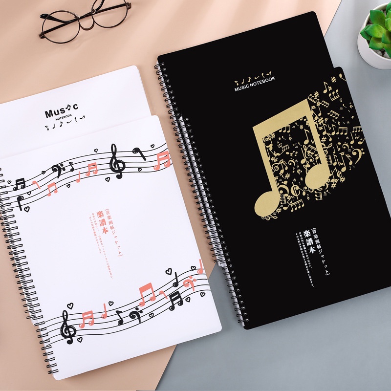 Music Sheet Folders A4, 30 Pages/ 60 Sided Music File Doucument, Double ...