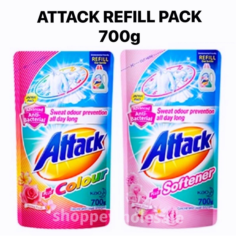 ATTACK Liquid Detergent Refill Pack 700g | Shopee Malaysia