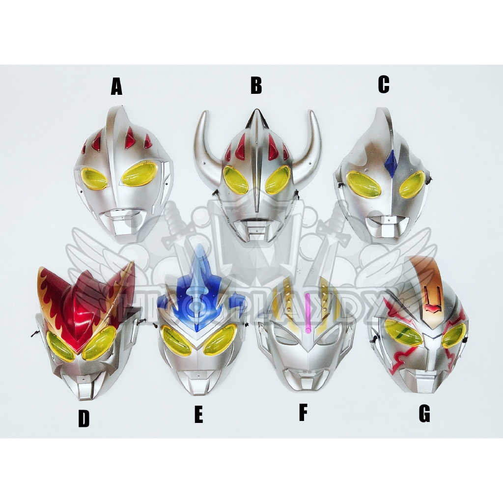 hiCosplaydy Kids Topeng Ultraman Face Mask | Shopee Malaysia