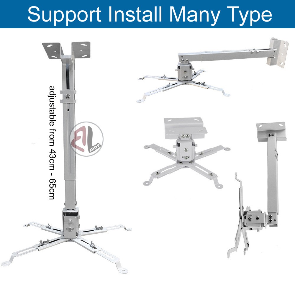 Projector Ceiling Mount Extension Pole | Shelly Lighting