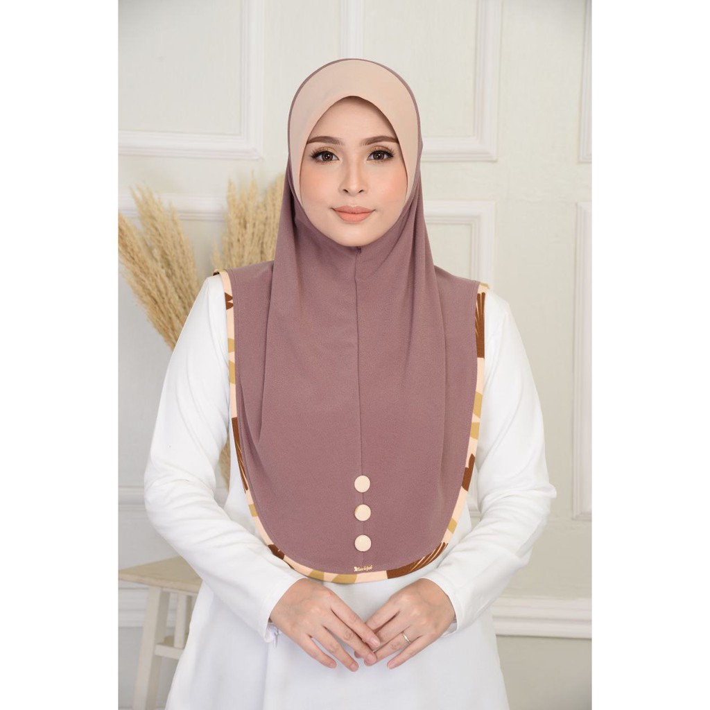 Tudung sarung instant tudung souk instant hijab tudung mosscrepe size M hijab tudung travel ran ...