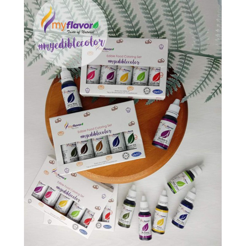 MyFlavor Gel Food Colour Set - (Summer Crush / Navy Nights) My Flavor ...