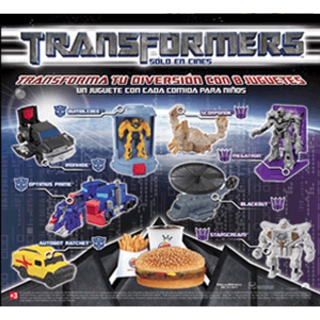 BURGER KING TRANSFORMERS 2007 | Shopee Malaysia