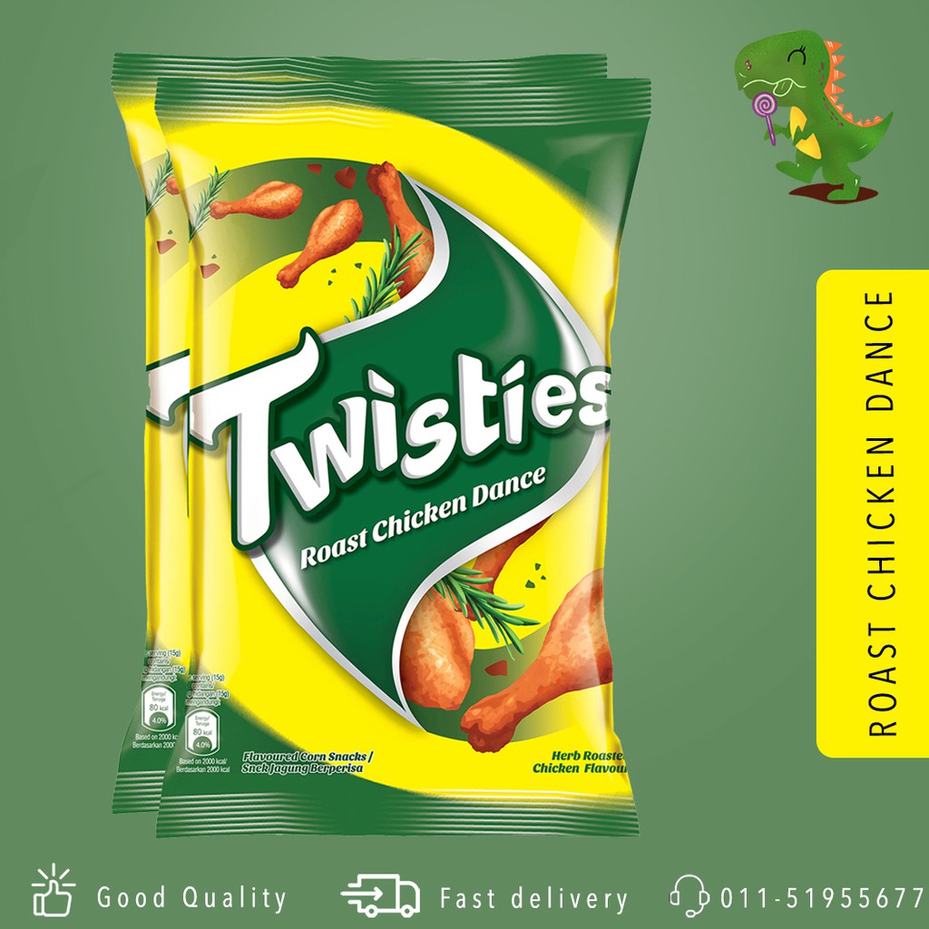 Twisties - Roast Chicken Dance (65g x 2) | Shopee Malaysia