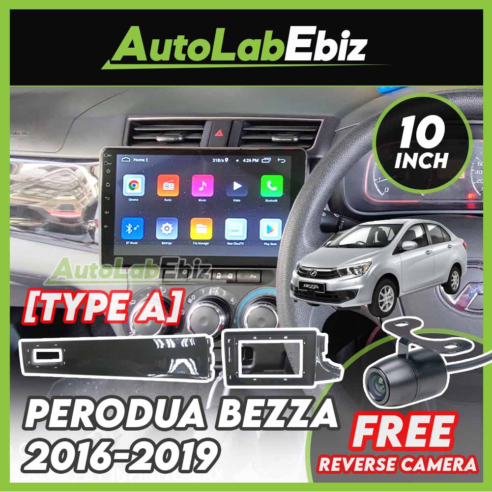 [🎁FREE Gift] Perodua BEZZA 2016-2019 [TYPE A] Casing 10" inch with ...
