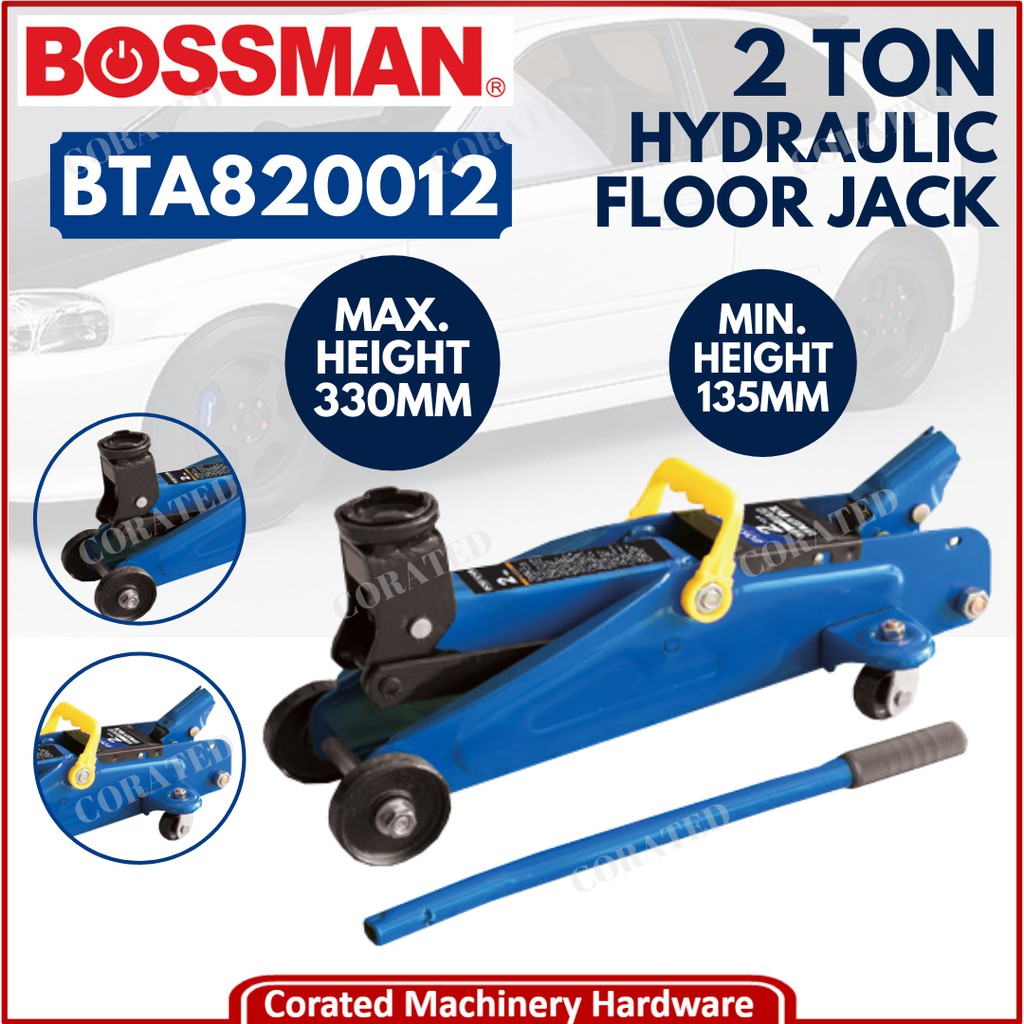 [CORATED] Bossman BTA820012 2 Ton Hydraulic Floor Jack | Shopee Malaysia
