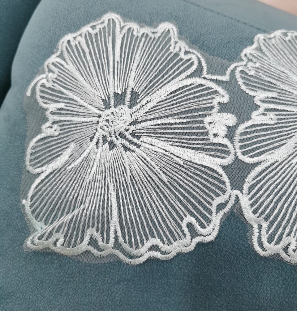 Aster Bunga Lace , Renda Lace, Lace Meter, Border Lace, Flower Patch ...