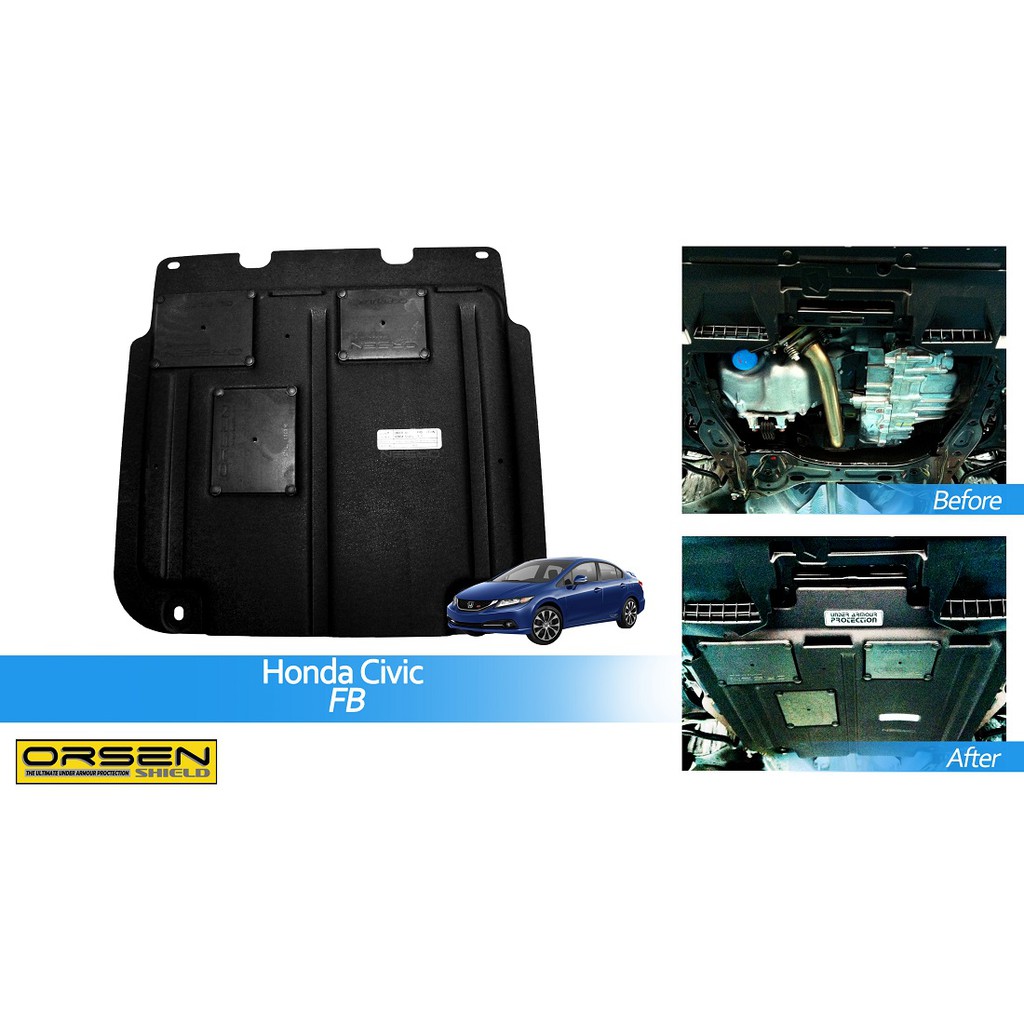 Honda Civic FB/FC/FD/FE Orsen Shield Car undercarriage protection ...