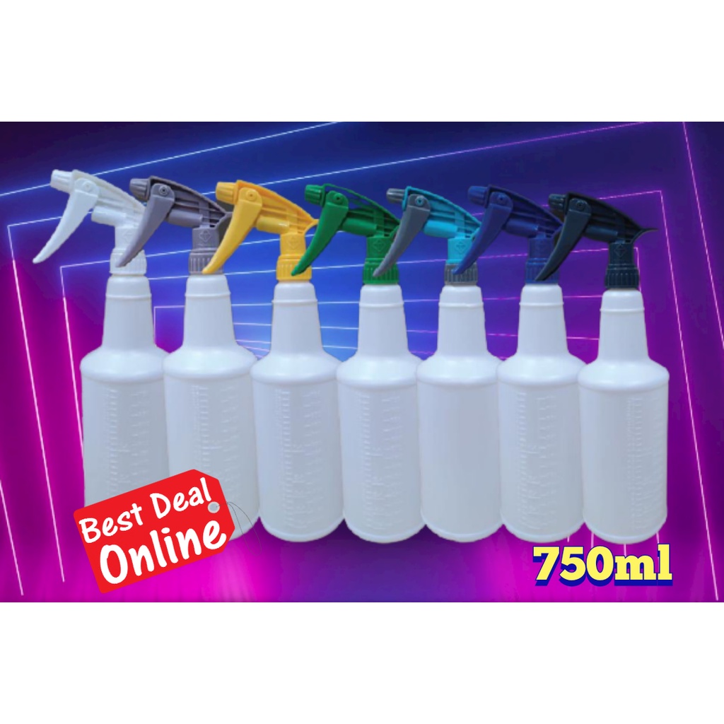 SET BOTOL PENYEMBUR 750ml Heavy Duty Chemical Resistant Sprayer With ...