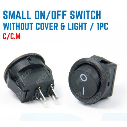 SMALL ON OFF SWITCH W/O COVER W/O LIGHT (O) | Shopee Malaysia
