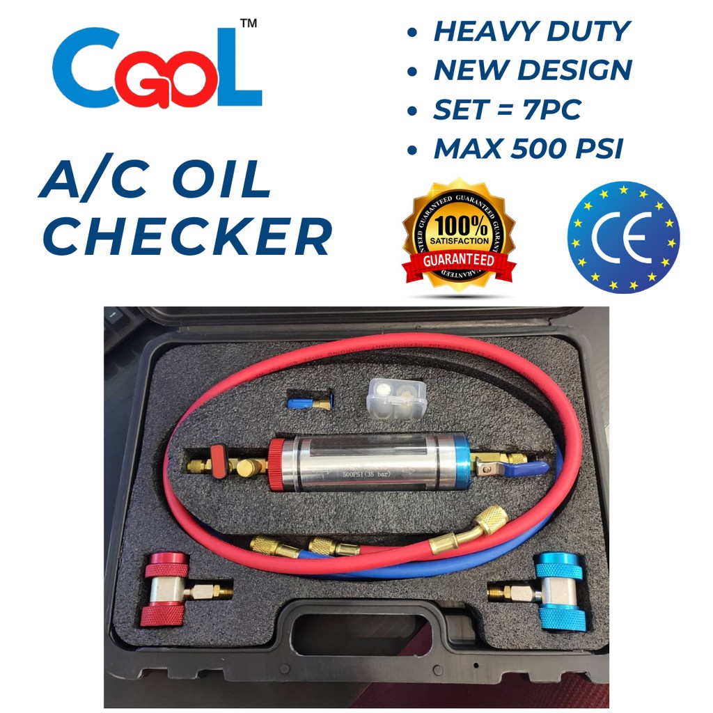 GO COOL GOCOOL CAR AIR COND OIL CHECK TOOL KERETA TEST MINYAK AIR COND ...