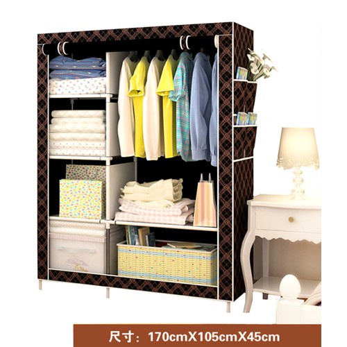 GY-02 DIY Multifunction Wardrobe Clothes Storage Organizer Cabinet ...