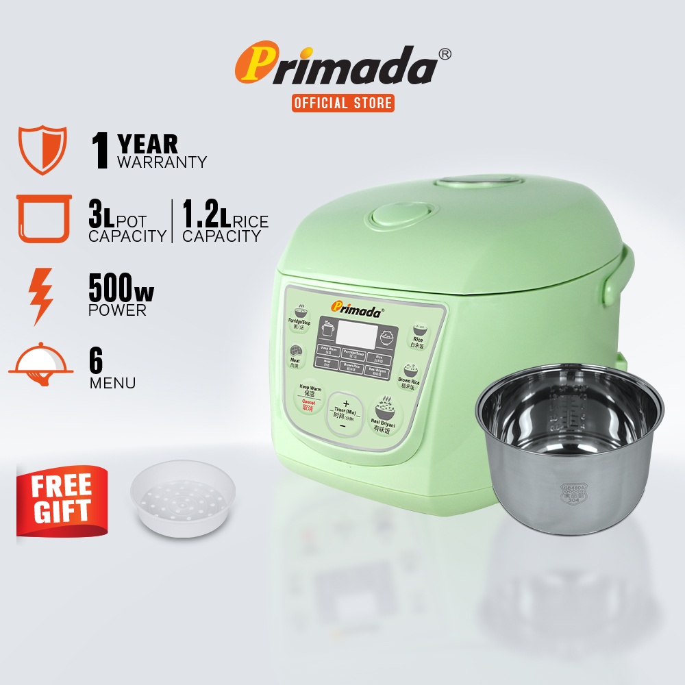Primada Smart Rice Cooker PSCL301 | Shopee Malaysia