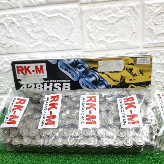 RK-M motor chain rantai 428H ( 122L / 132L ) | Shopee Malaysia