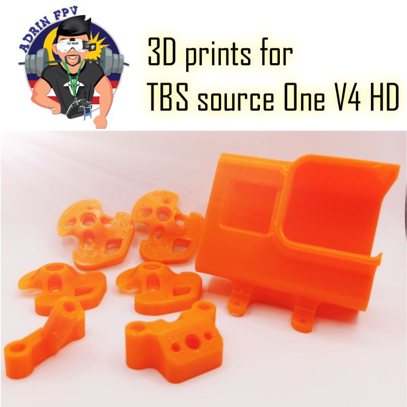 TBS Source One V4 HD frame 3D print accessories for drones | Shopee ...