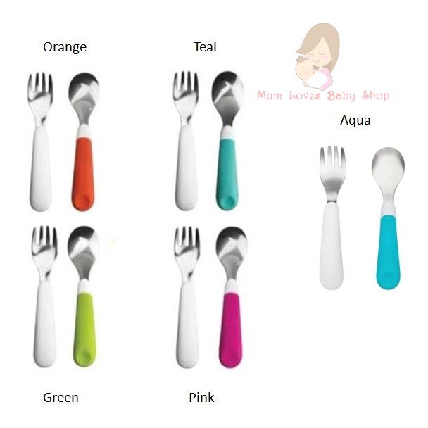 OXO Tot - Fork and Spoon Set | Shopee Malaysia