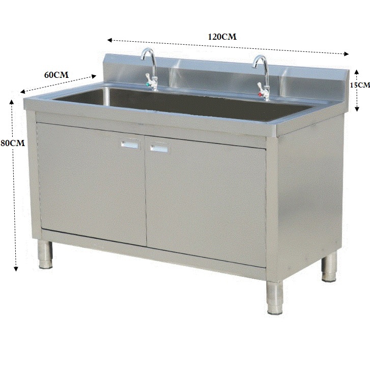 PREMIUM SINK CABINET 120CM 高档不锈钢洗槽柜子 BAR SINKS / BASIN BASUH CUCI HEAVY ...