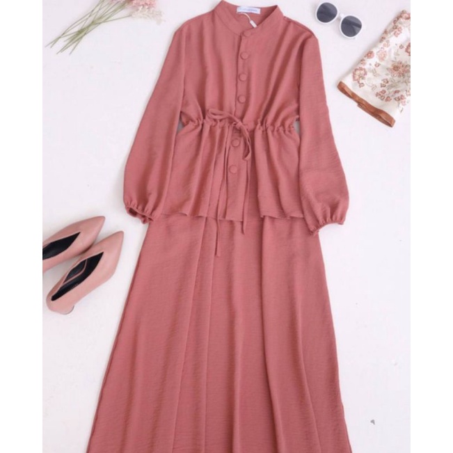 BAJU RAYA 2023 Set Blouse And Skirt Kembang | Shopee Malaysia