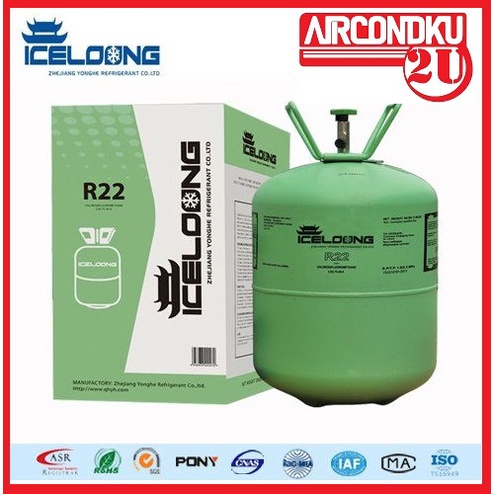 Refrigerant Gas R22 Iceloong (13.6Kg) | Shopee Malaysia