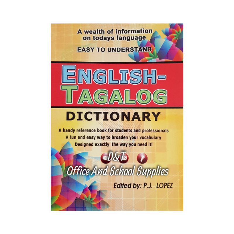 English-Tagalog Dictionary | Shopee Malaysia