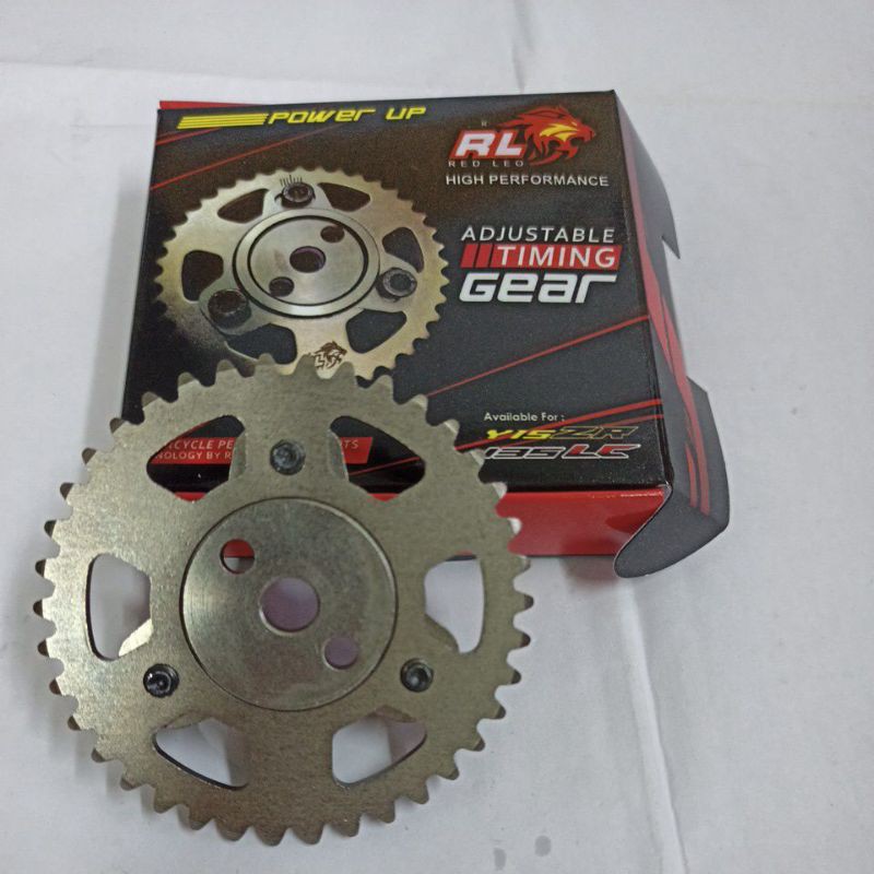 Timing Gear Adjustable Y15ZR / LC135 Red leo | Shopee Malaysia