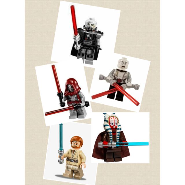 PG Series Star Wars Jedi and Sith Minifigures (set of 5) | Shopee Malaysia