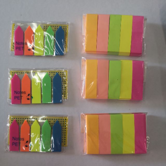 Sticky Note sign here 5 color 100pcs 25pcs each colour sticky note ...