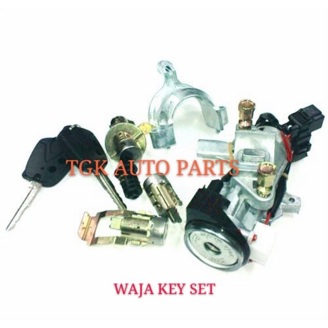 PROTON WAJA STARTER KEY WITH DOOR KEY LOCK SET FULL | Shopee Malaysia