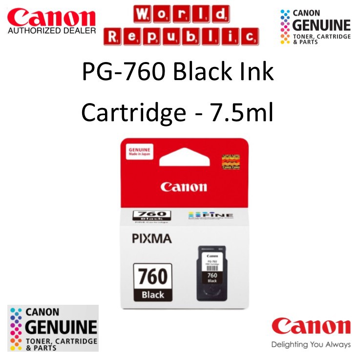 Canon PG-760 CL-761 PG-760 XL CL-761 XL PG760 CL761 (Black, Small ...