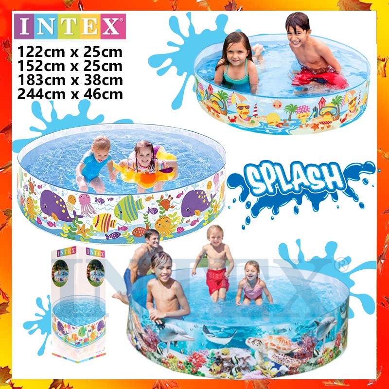 Intex Snapset Swimming Pool For Kids & Family/Kolam Renang Kanak-Kanak ...