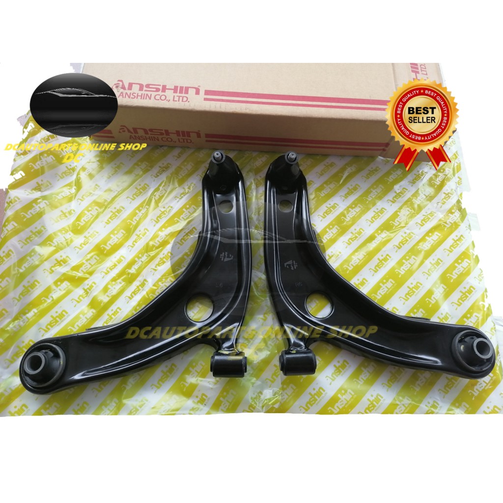 ANSHIN TOYOTA VIOS NCP42 NCP93 PRIUS C YARIS LOWER ARM FRONT RH / LH ...