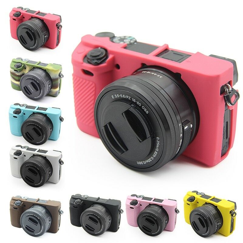 Sony A6300 A6400 Silicone Skin Case Bumper Armor Bag Camera Case ...