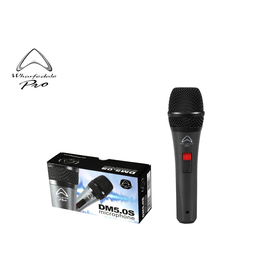 WHARFEDALE DM5.0S Supercardiod Dynamic Microphone With On Off Switch ...
