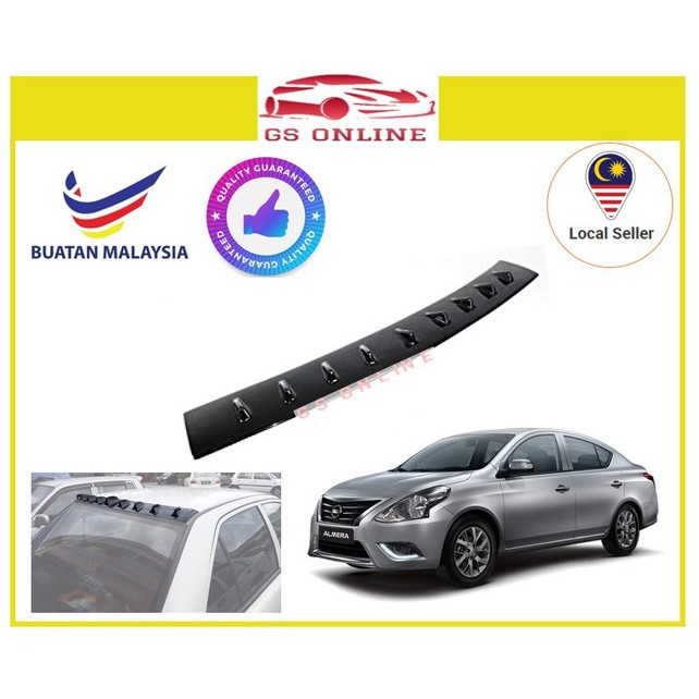 Nissan Almera N17 Vortex Generator Shark Fin Aerodynamic Rear Top Roof ...