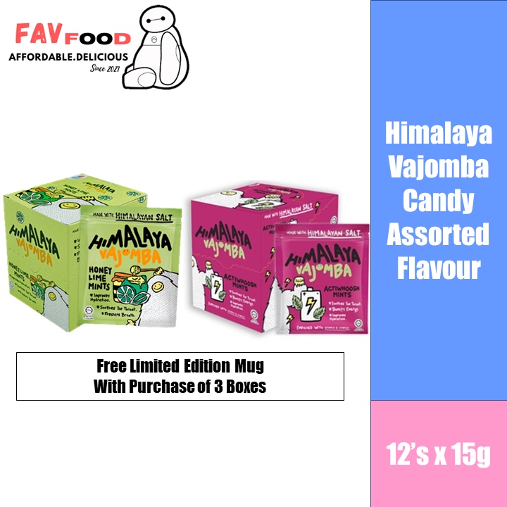 [HALAL] Buy 3 Free 1 Mug Big Foot Himalaya Vajomba Candy Assorted ...