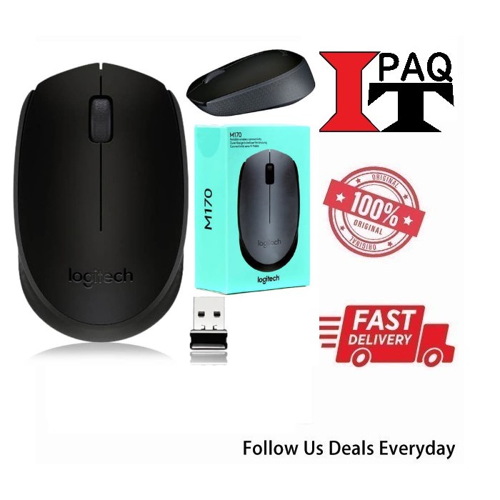 Logitech M170 Wireless Mouse (Plug & Play Simplicity) | Shopee Malaysia