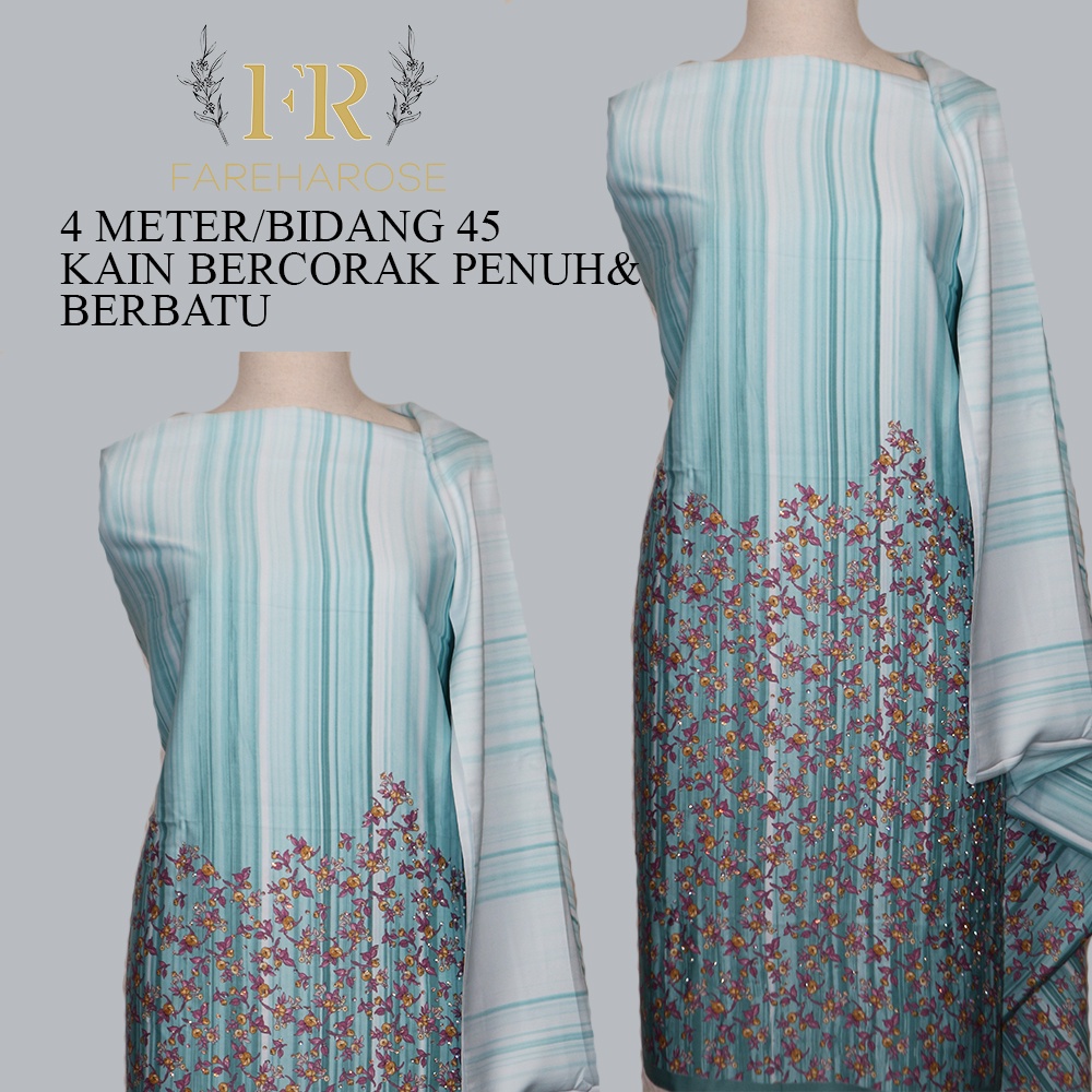 🌼SL02 - KAIN PASANG BATU SILK 4 METER🌼NEW STOCK🌼LIMITED🌼 | Shopee Malaysia