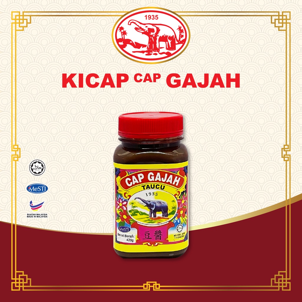 [HALAL] Cap GAJAH Taucu 420g * 天然手工酿造豆酱 | Shopee Malaysia